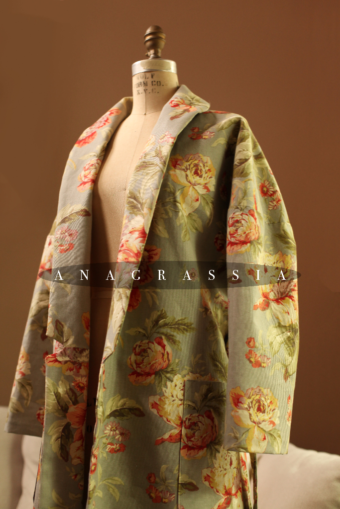 Long Floral Spring Jacket | Couture Dressmaker for Anagrassia