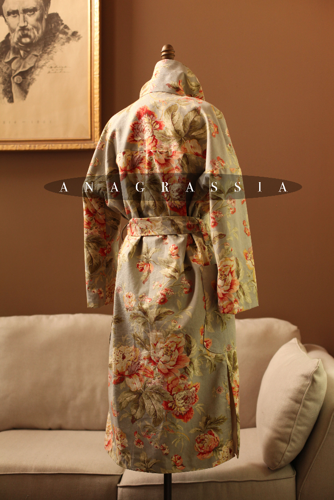 Long Floral Spring Jacket | Couture Dressmaker for Anagrassia