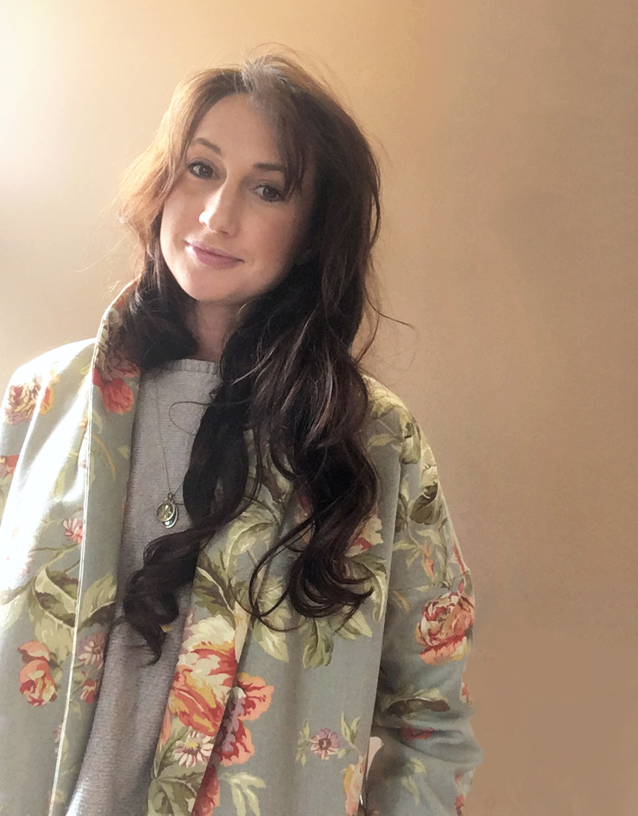 Long Floral Spring Jacket | Couture Dressmaker for Anagrassia